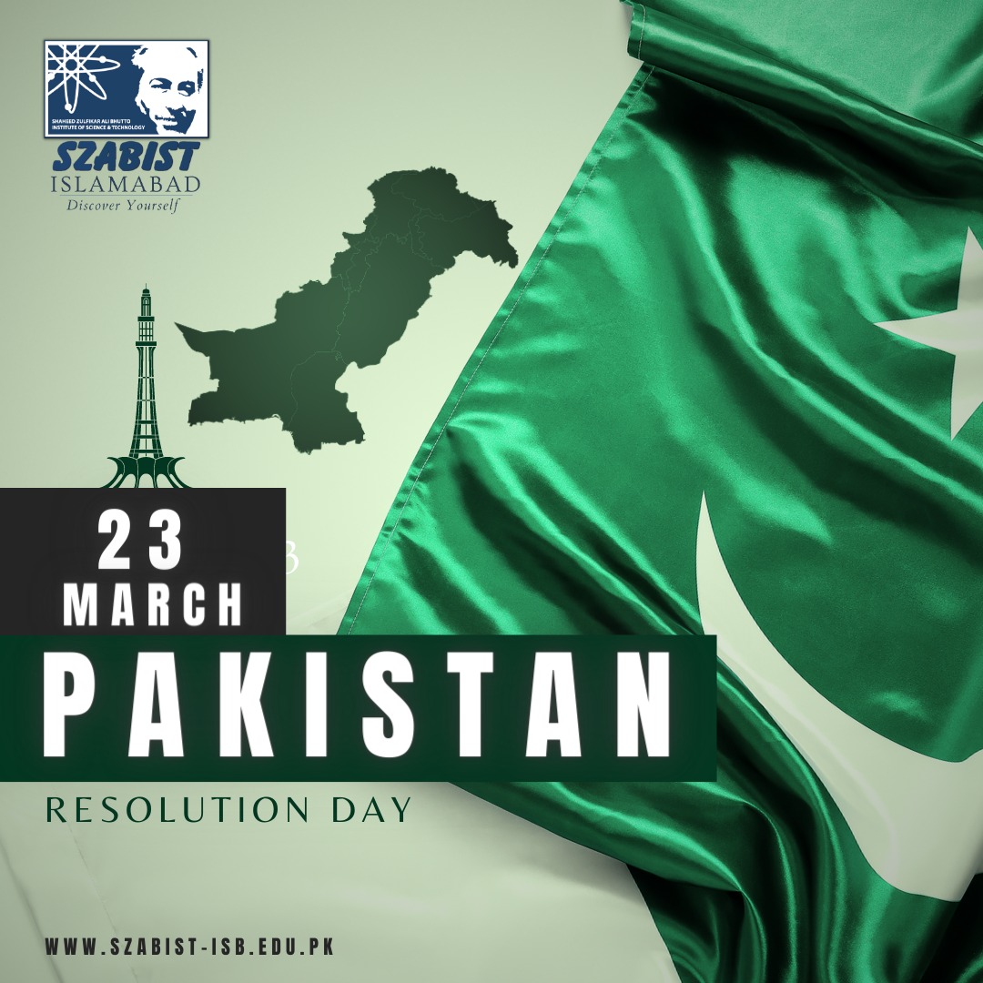 Pakistan Resolution Day! | SZABIST University Islamabad