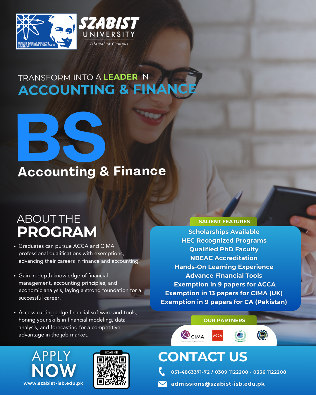 BS Accounting & Finance | Best University for Accounting & Finance